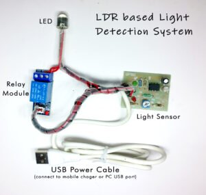LDR based Light Detection System, Ready Kit, 100% Tested
